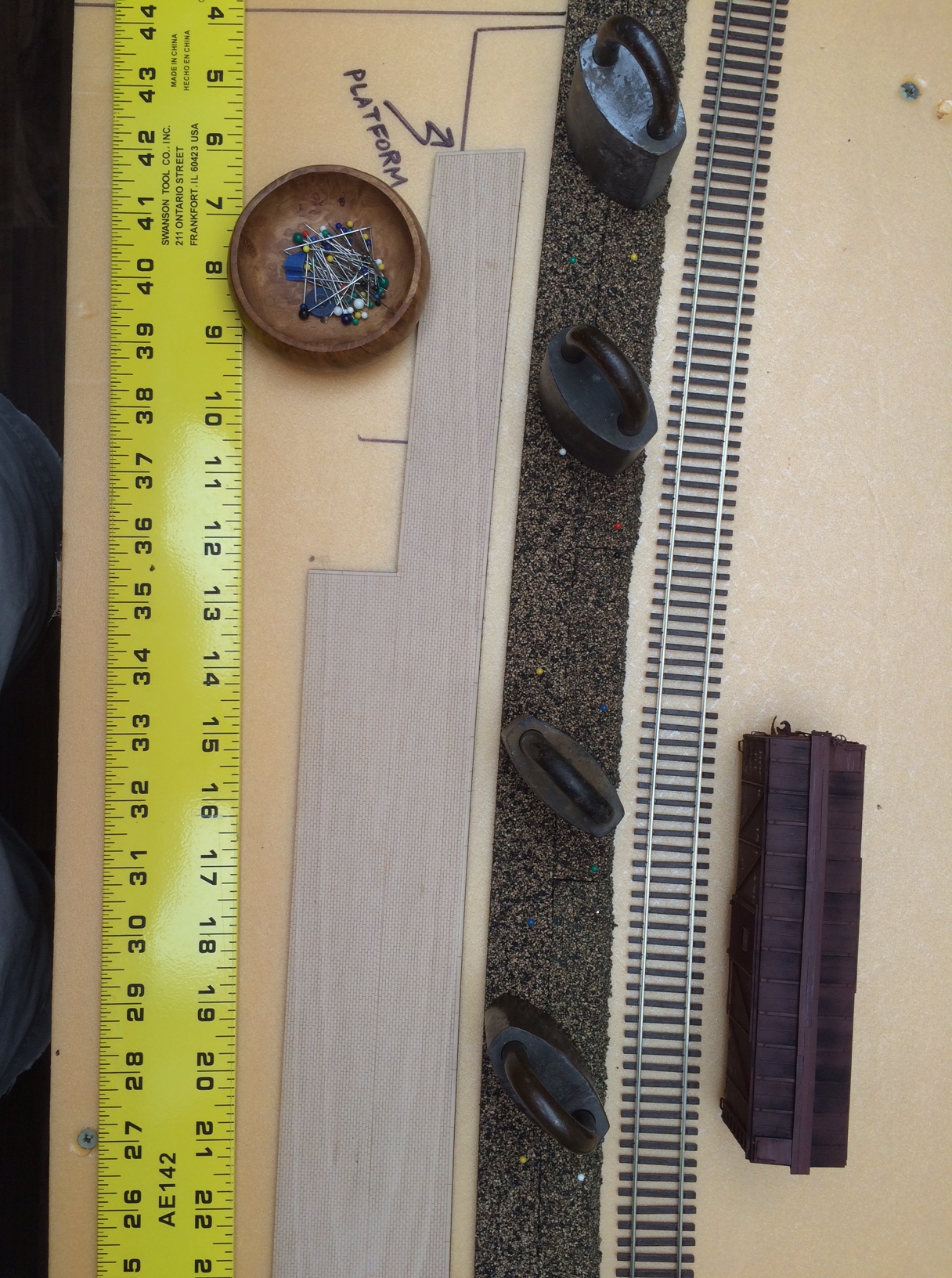 No. 20: Ackley Layout – Laying Roadbed – Railroad Prototype Modeler