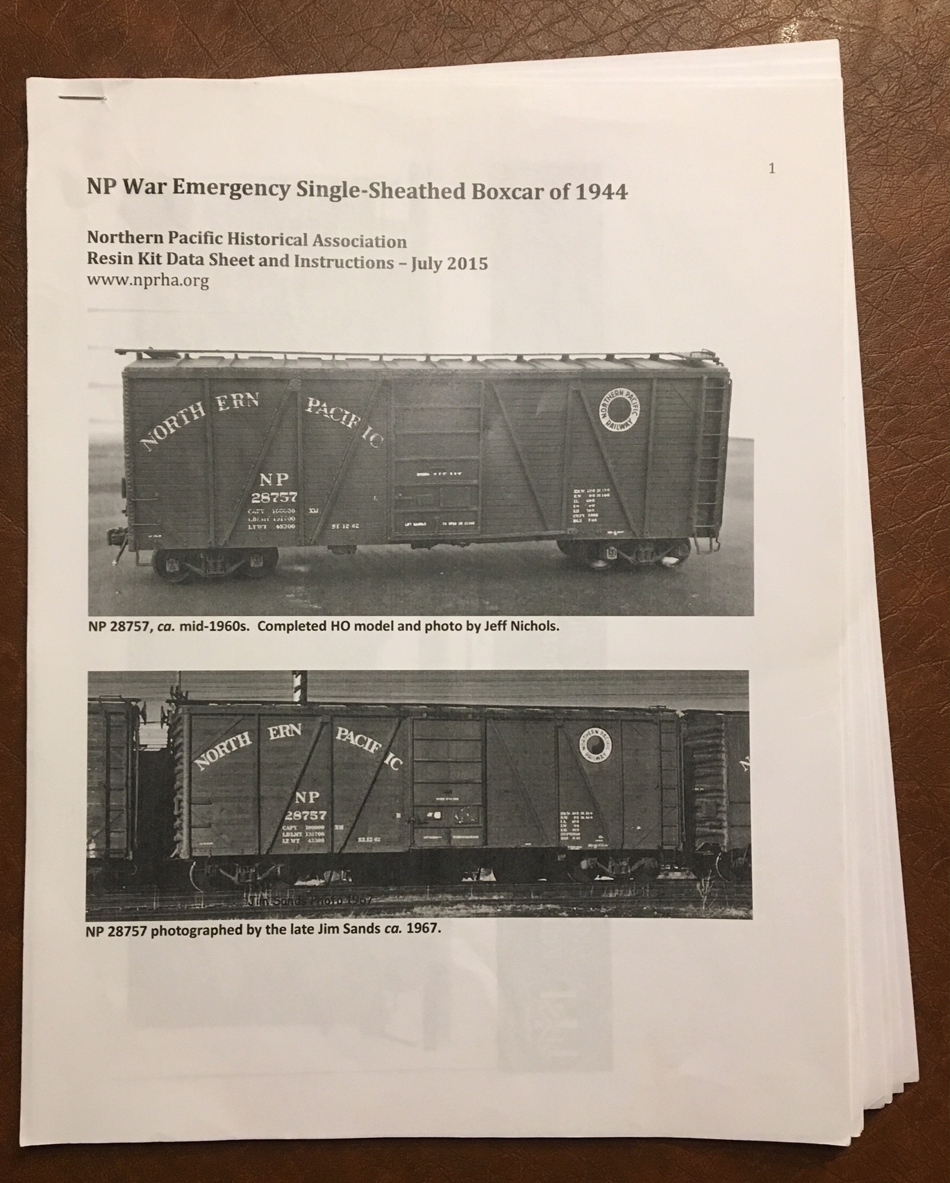 No. 112: Modeling Northern Pacific War Emergency Box Cars – Railroad ...